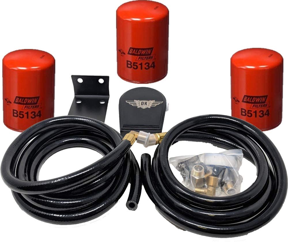 Black Coolant Filtration Kit - Fits Dodge Cummins 6.7 6.7L Coolant Fil ...